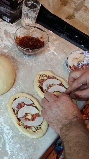 Мини Римская пицца 🍕 #еда #рецепт #вкусно #пиццарецепт