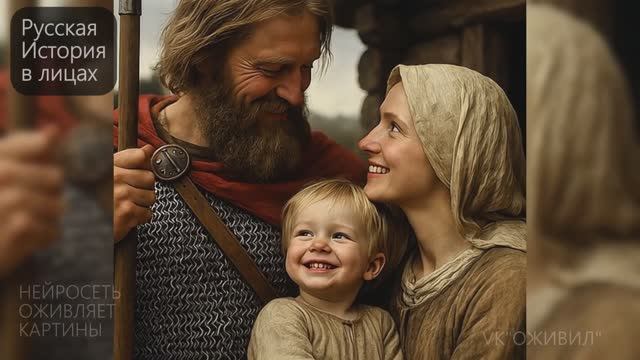 История России в лицах. Русские портреты оживают. Магия нейросети #портретоживает #оживлениекартин