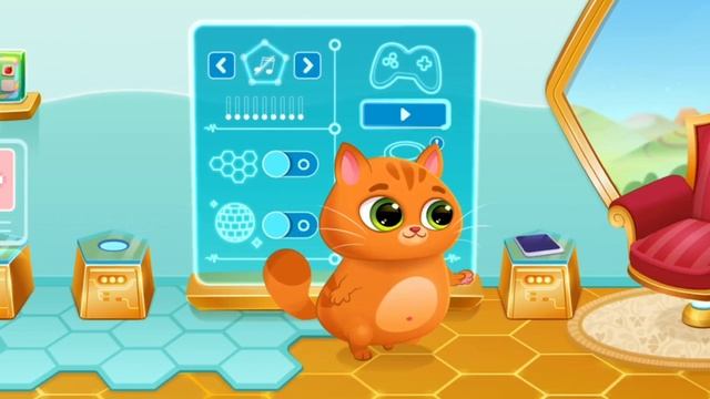 Суровый КОТИК БУБУ У Бубу перелом. Бубу заболел. Мультик ИГРА про котят нарезка для детей