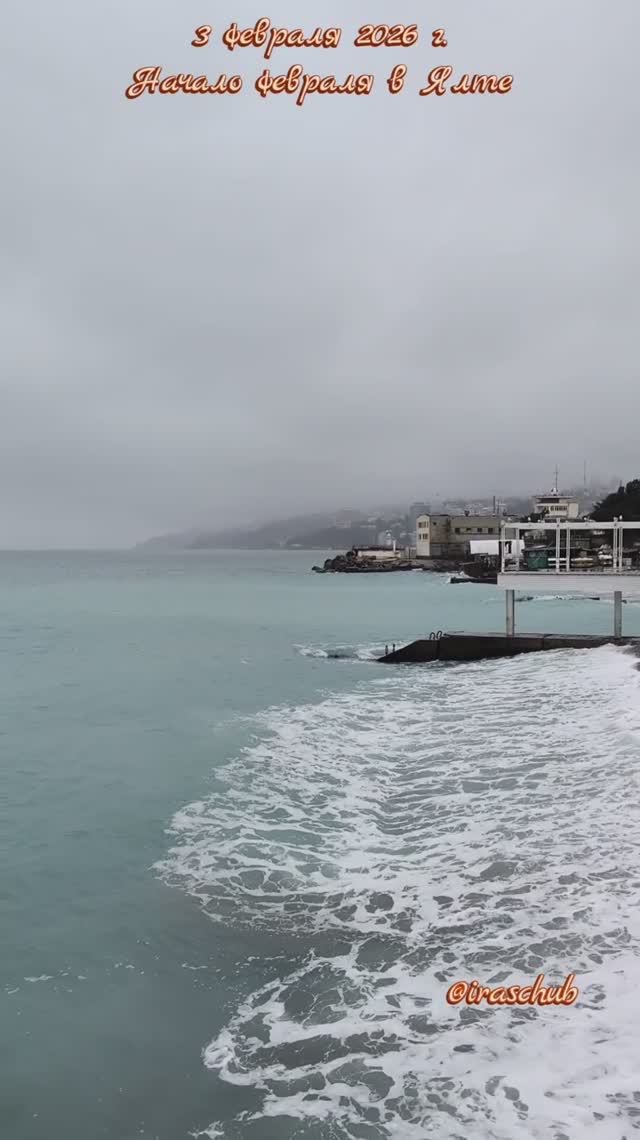 3 февраля 2026 г. Неудачное начало февраля в Ялте #ялта #ялта2026