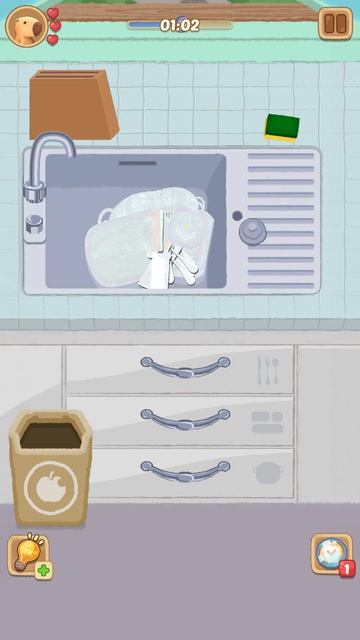 Прохождение Cookingdom Задание после 2 Главы Чистка столешницы