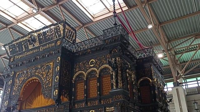 Каслинское чудо - чугунный павильон в музее Екатеринбурга