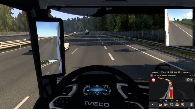 Играем в известную игру Euro Truck Simulator 2