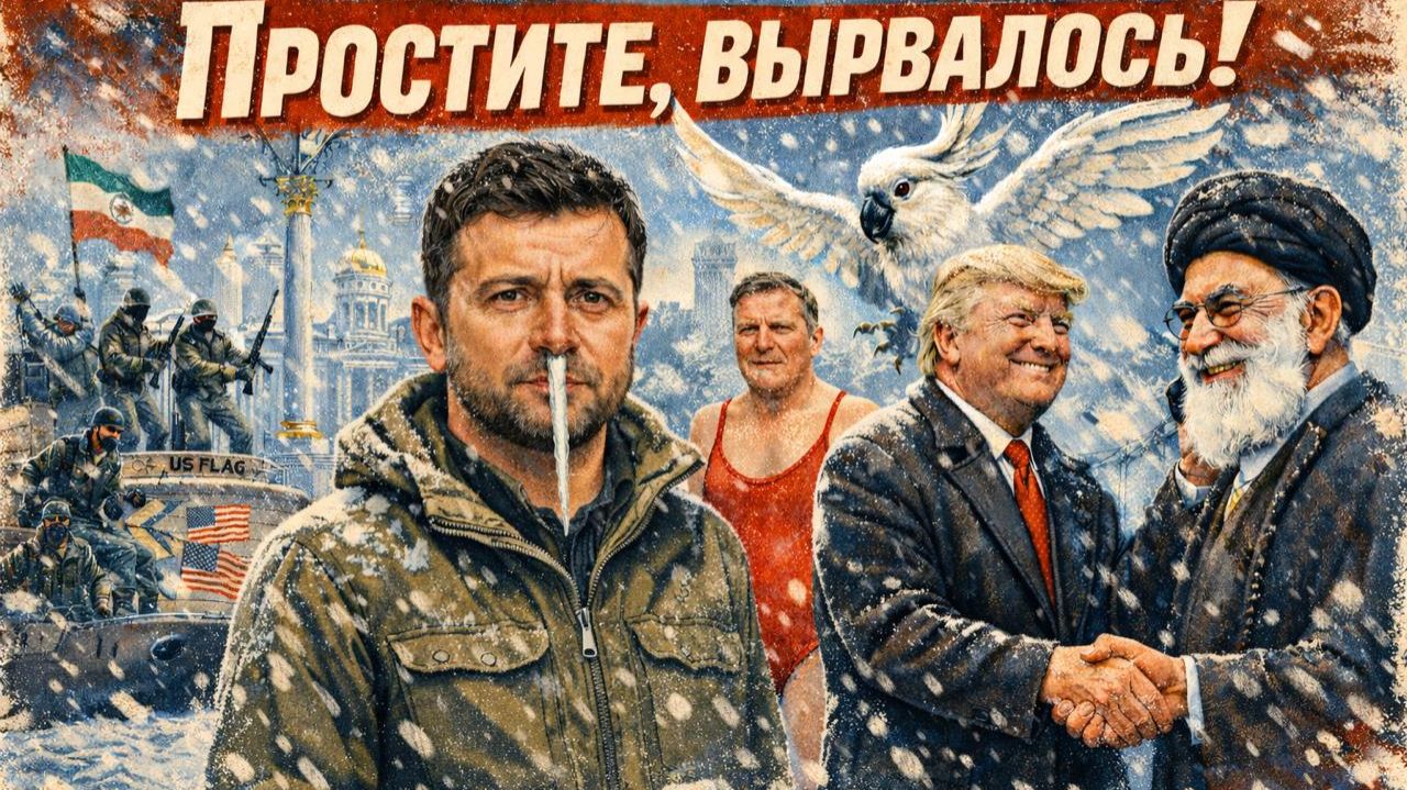 6.02.26 | "Простите, вырвалось!" №347 | Про замерзающую киевскую хунту, про кёрлинг в темноте