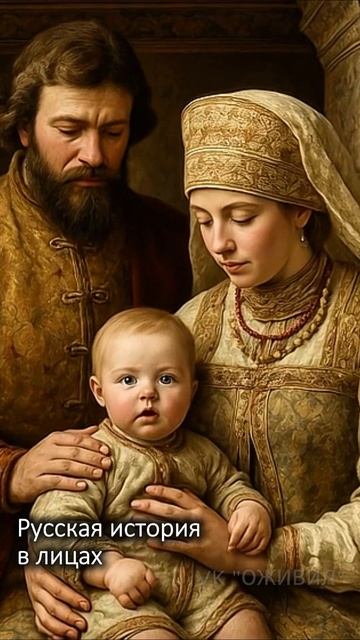 Картины в движении под спокойную музыку. Русская история в лицах