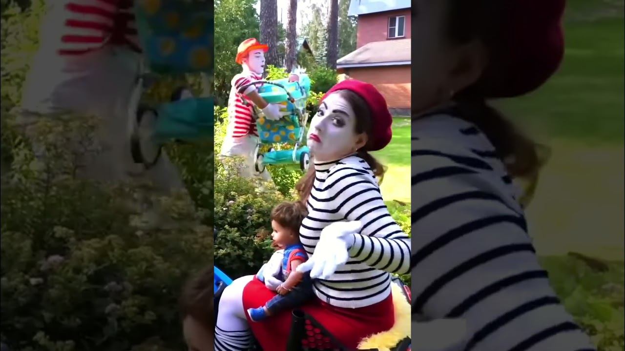 Мим Сэм и Мимесса Мари играют по отдельности | Детский шортс #funny #куклы #бебибон