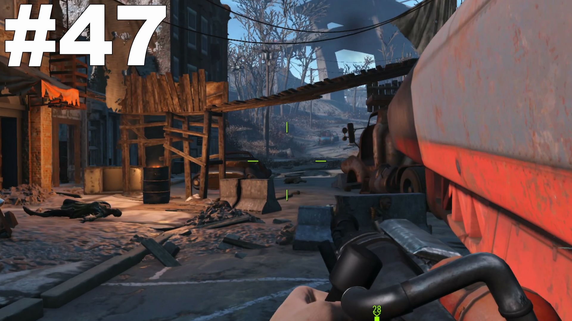 ▶Fallout 4. Кантри - Кроссинг: Дикие гули(Колледж - Сквер). #47