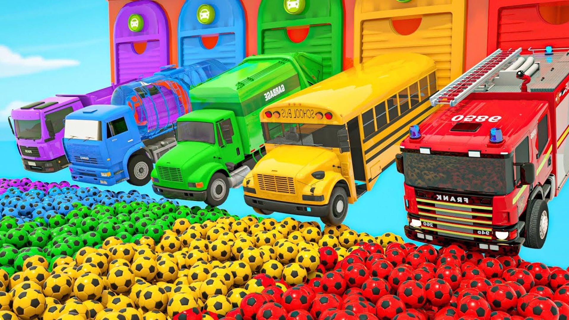 Мультики для детей - Мультики про машинки - Мультфильмы для малышей - Музыкальные мультики для детей