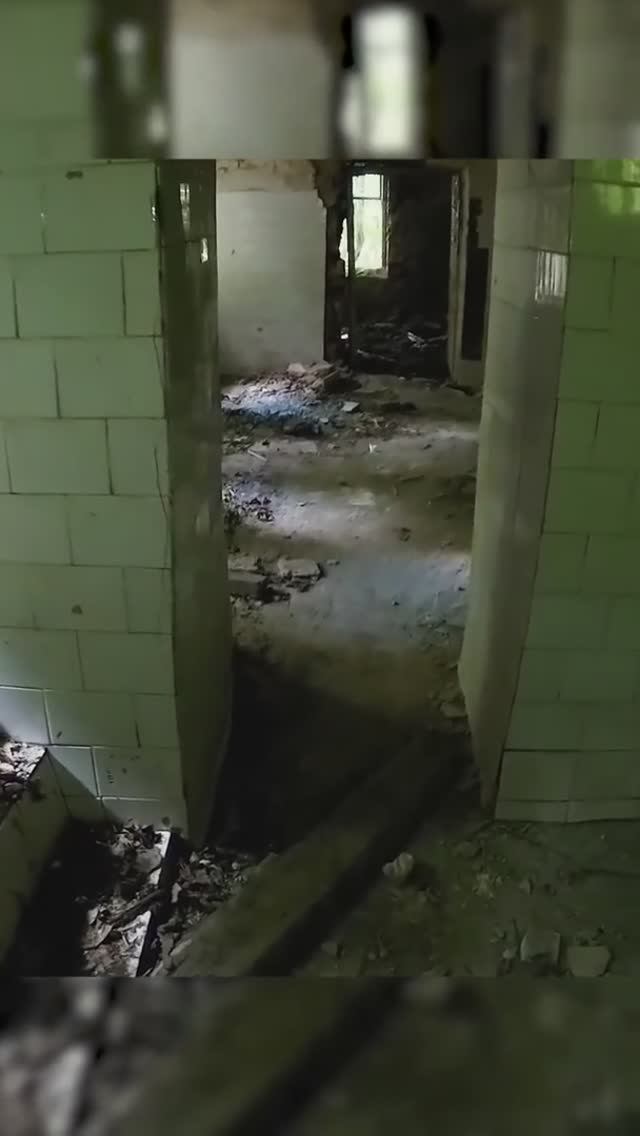 Заброшенная больница с моргом в старой усадьбе #заброшка #shorts