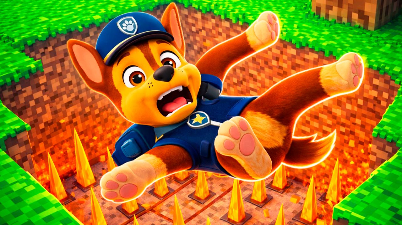 ГОНЩИК ПОПАЛСЯ В ТРОЛЛИНГ ЛОВУШКУ ЩЕНЯЧИЙ ПАТРУЛЬ РАЙДЕР в МАЙНКРАФТ МУЛЬТИК