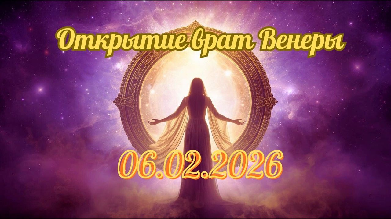 06 02 2026 Открытие врат Венеры. #вселеннаяя #энергоработа #новаяреальность