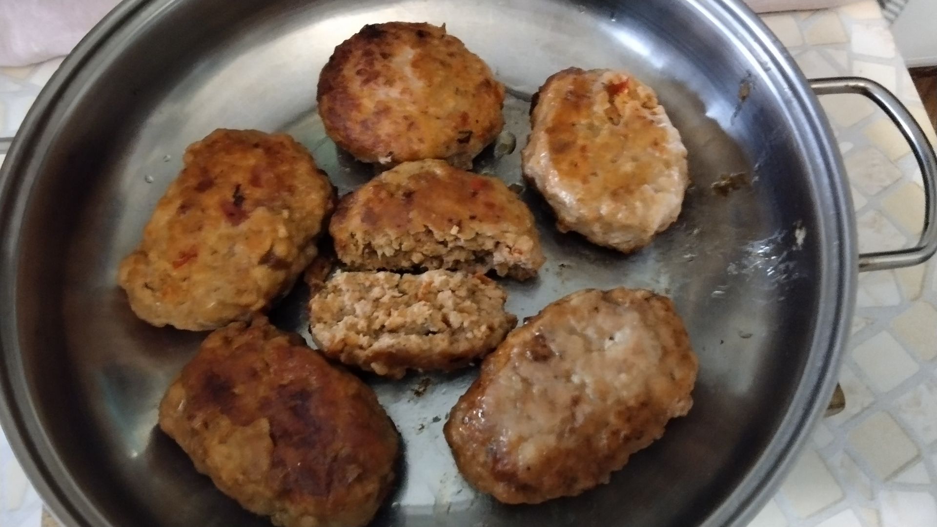 Котлеты с болгарским перцем