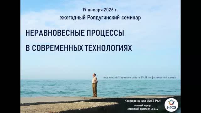 Ежегодный Ролдугинский семинар «Неравновесные процессы в современных технологиях»