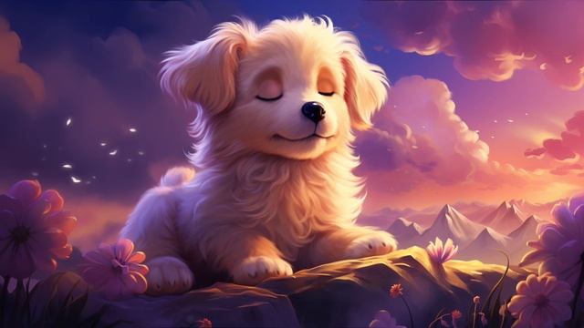 Колыбельная собачка спит