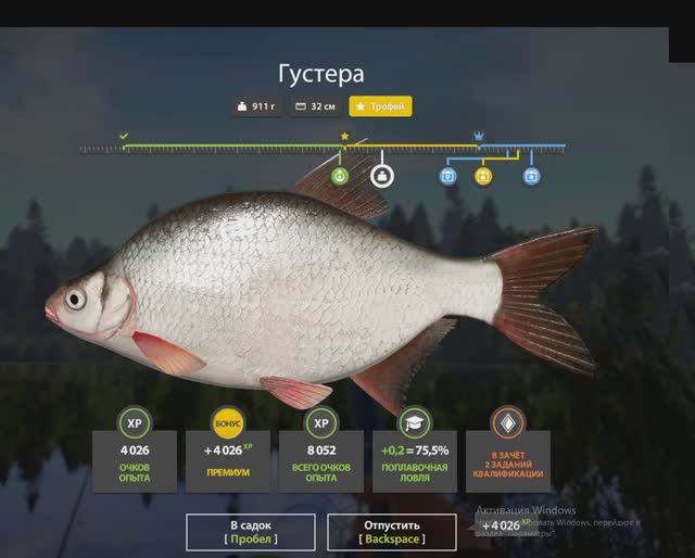 РУССКАЯ РЫБАЛКА 4 РР4 ОСТРОГ ТРОФЕЙ ГУСТЕРА