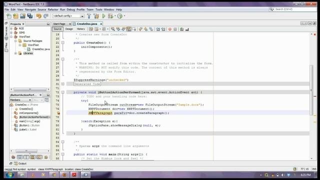 How to create a word document using JAVA – смотреть онлайн видео от Java Исследование в хорошем ...