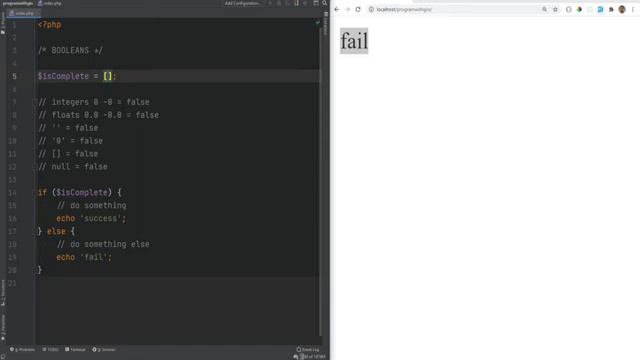 6 vPHP Boolean Data Type - Full PHP 8 Tutorial