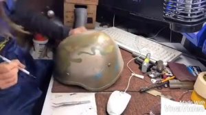 Покраска шлема в мультикам. DuraCoat.