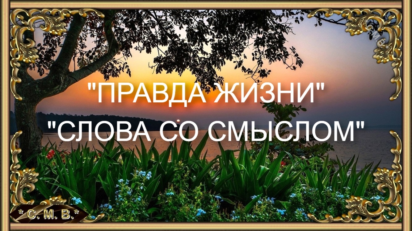 "ПРАВДА ЖИЗНИ"-"СЛОВА СО СМЫСЛОМ" - афоризмы, фразы, статусы, цитаты (музыкальное видео)
