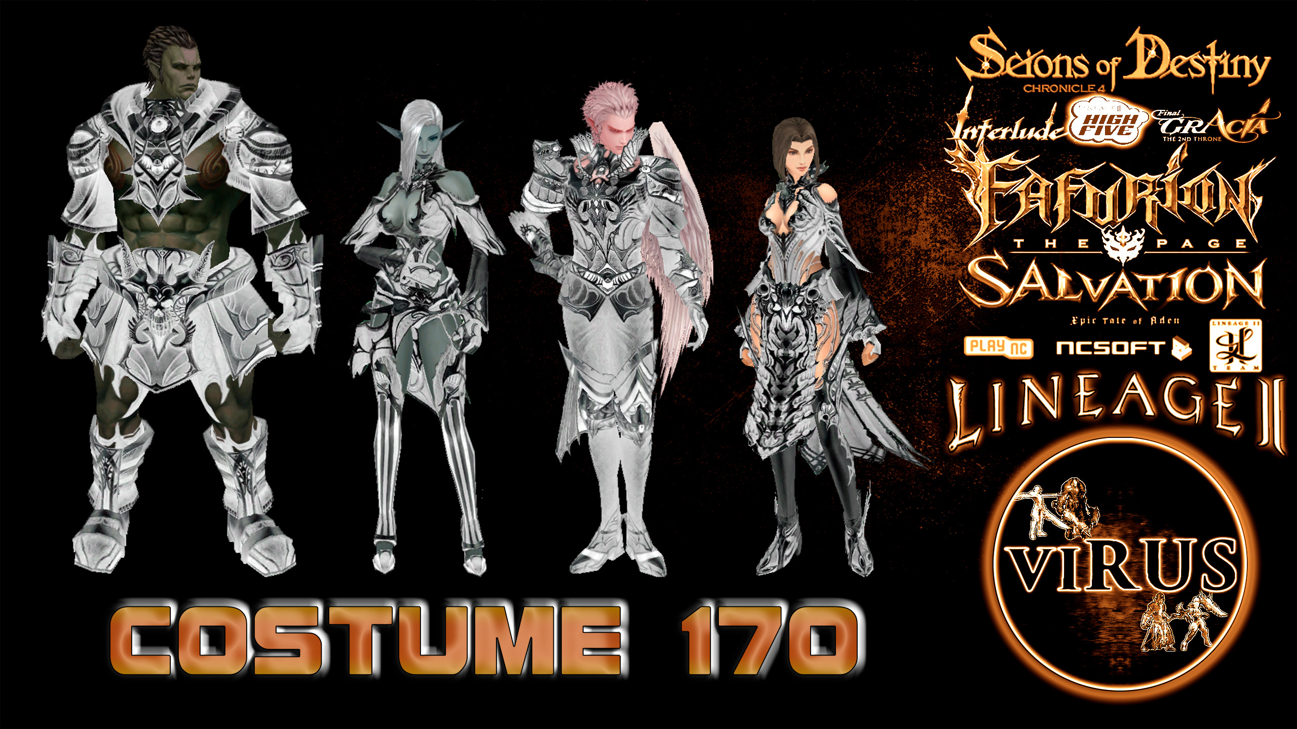 New Costumes. 170. LINEAGE II. Any Chronicles ◄√i®uS►