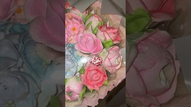 Сладкий подарок "Зефирный букет цветов"