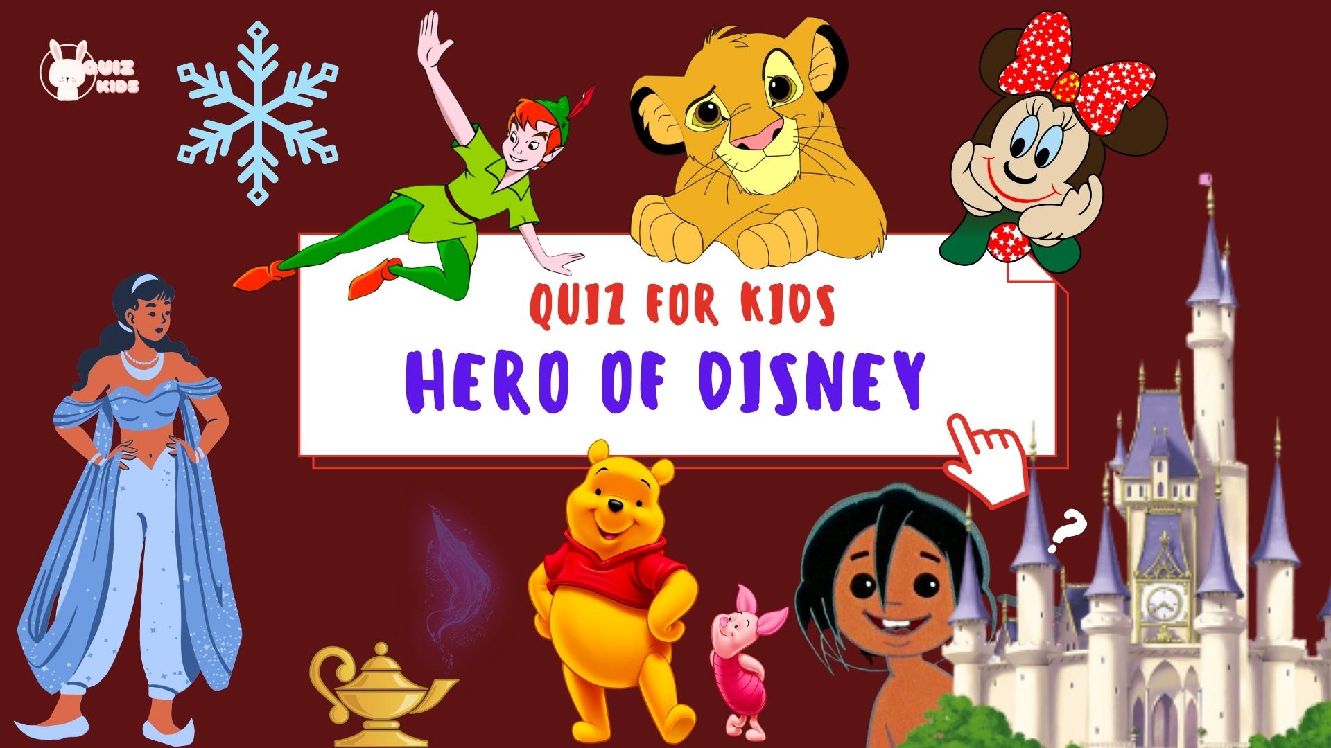 Quiz - guess the character by the shape - Walt Disney