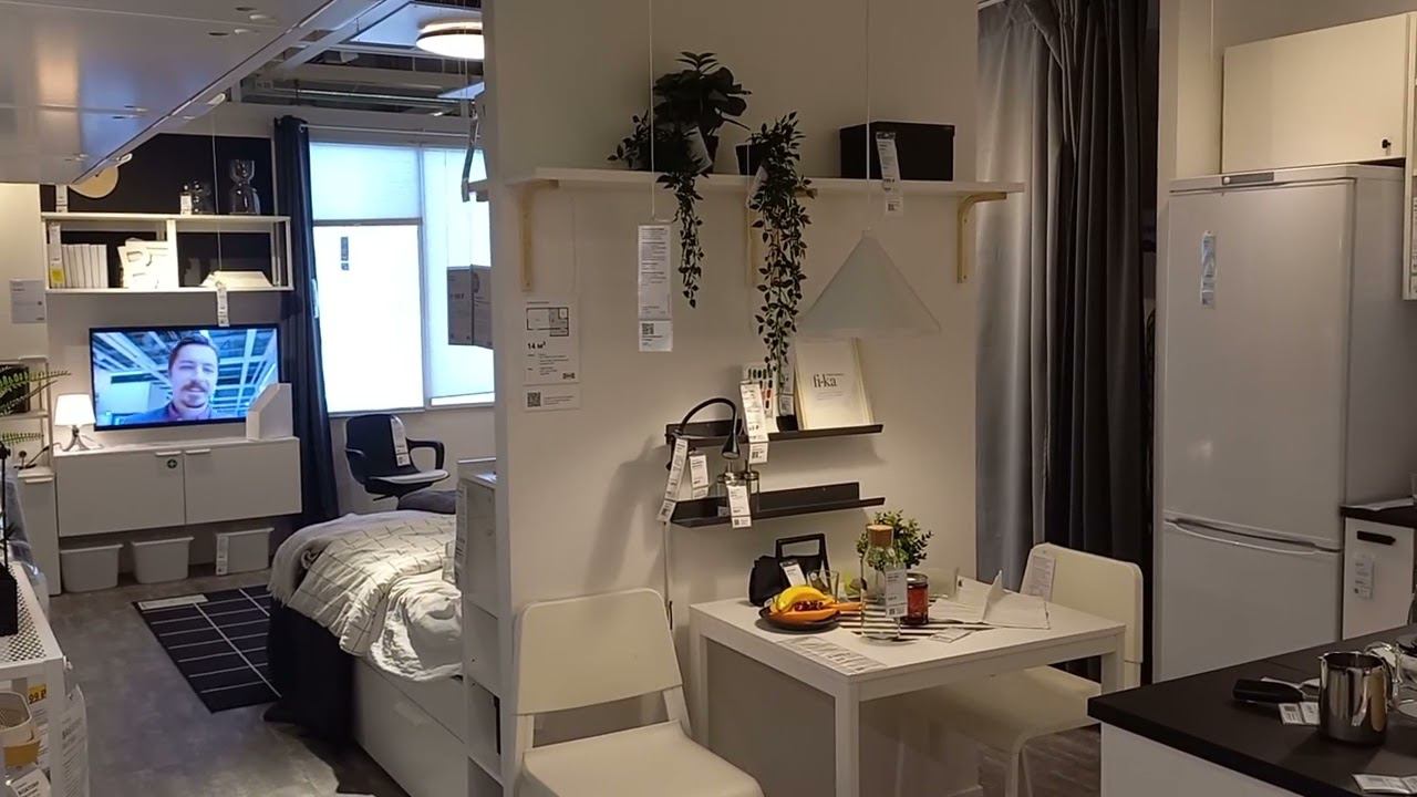 Миниквартира в которой всё есть.Икеа.Интерьеры.#ikea