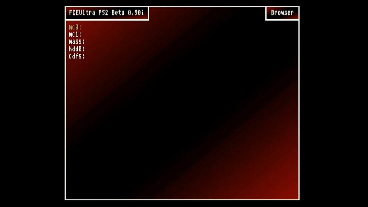 Эмулятор NES (Денди) для Playstation 2