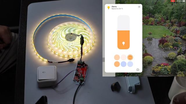 HomeKit Led лента двухцветная