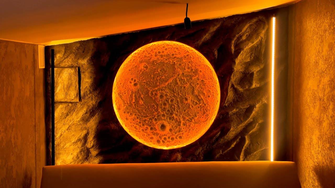 Делаю угловой светильник для подсветки стены!