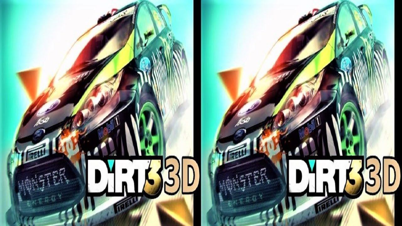Dirt3 Rally 3D video SBS  VR box google cardboard