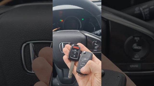 Ключ зажигания Хонда Цивик 10 сделать дубликат авто ключа зажигания. Honda Civic X купить автоключ