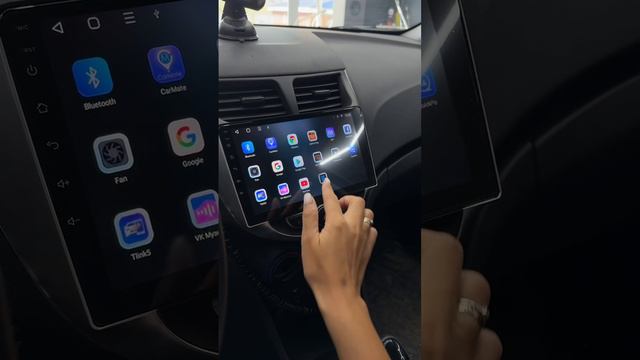 Установка андроид магнитолы на Hyundai Solaris