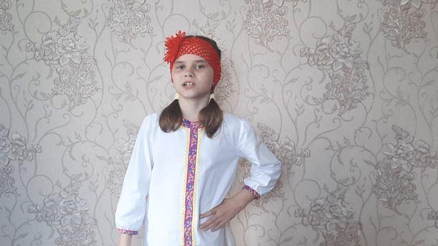 2024, Пушкин А.С., Беседа царицы с зеркальцем, 3 класс,  Тулузакова Ксения