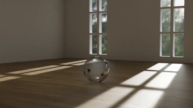 стеклянный шар.