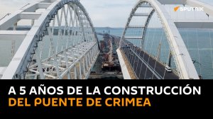 El puente de Crimea celebra su aniversario