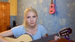 Давыдова Карина - Твои карие глаза (Ахра) кавер, на гитаре