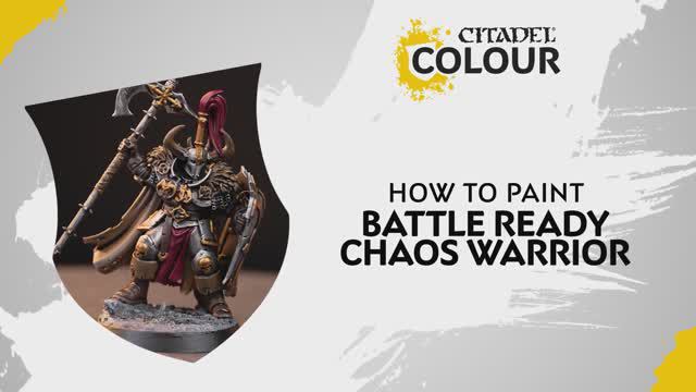 Warhammer 40000 How to Paint - Battle Ready Chaos Warrior