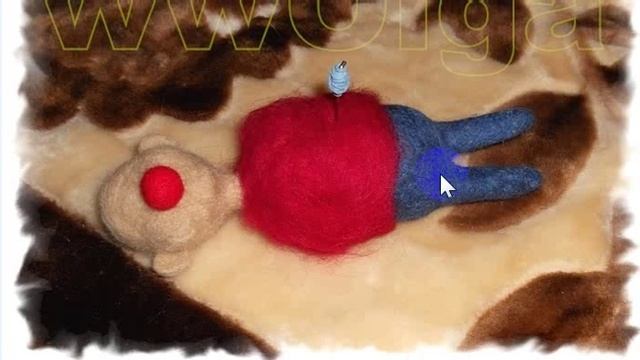 Дед Мороз из шерсти.mp4