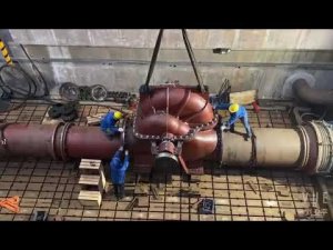 Испытания насоса двухстороннего всасывания NSC на заводе CNP CHANGSHA.