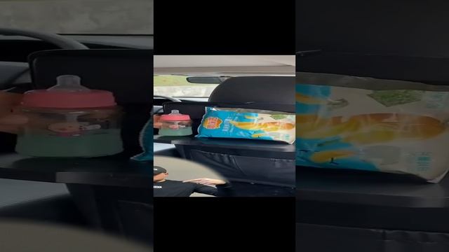 Органайзер на спинку сиденья автомобиля с откидным столиком органайзер для автомобиля #short #shorts