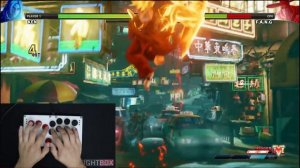 FightBox B1-MINI-PC All Buttons Game Controller For PC/SWITCH/PS3 Playing Street Fighter V On PC
