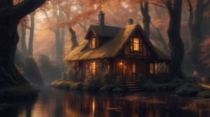 1 Hour of Calm Celtic Fantasy Music & Forest Sounds _ Ambient Enchanted Autumn C