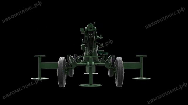 3D модель - Пушка 52-К