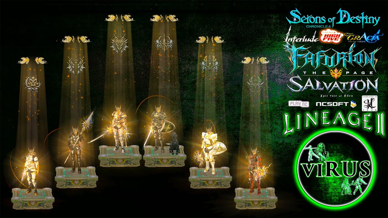New NPC Hero MFighter with Effects and Logo. LINEAGE II. C4-Gracia ◄√i®uS►