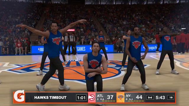 NBA 2K24 Gameplay - New York Knicks vs Atlanta Hawks - Full Game ...