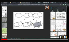 рисую носорога для 2д игры своей в Adobe Illustratore
