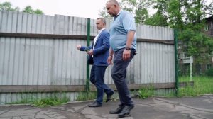 Максим Модин и Алексей Тенигин провели совместный выезд на объекты капремонта Шелехова