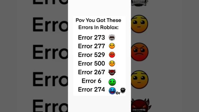 You got these Roblox error code?? #roblox #robloxfyp #robloxshort #foryou #robloxerror #error