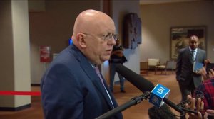 Remarks to the Press by Amb. Nebenzia before UNSC briefing on the situation around the Kakhovka HPP
